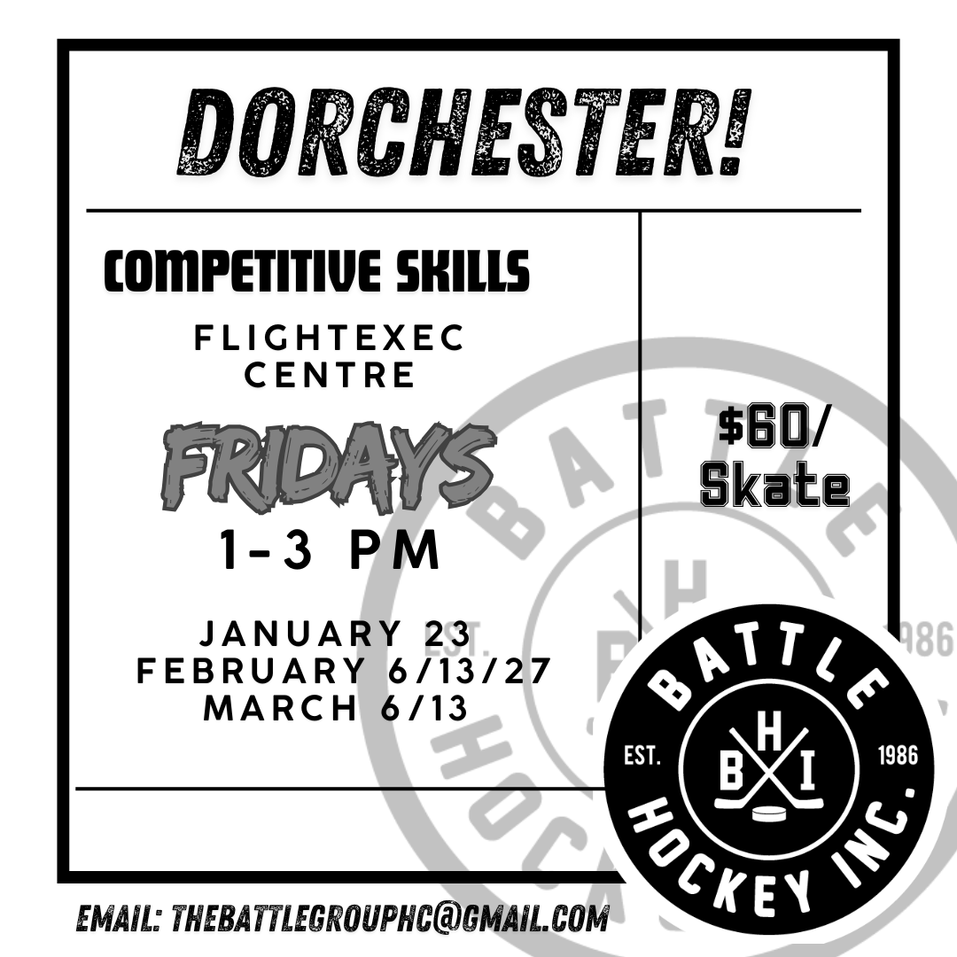 Upcoming Skates — Battle Hockey Inc.