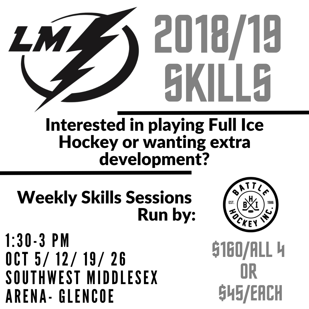 Upcoming Skates — Battle Hockey Inc.