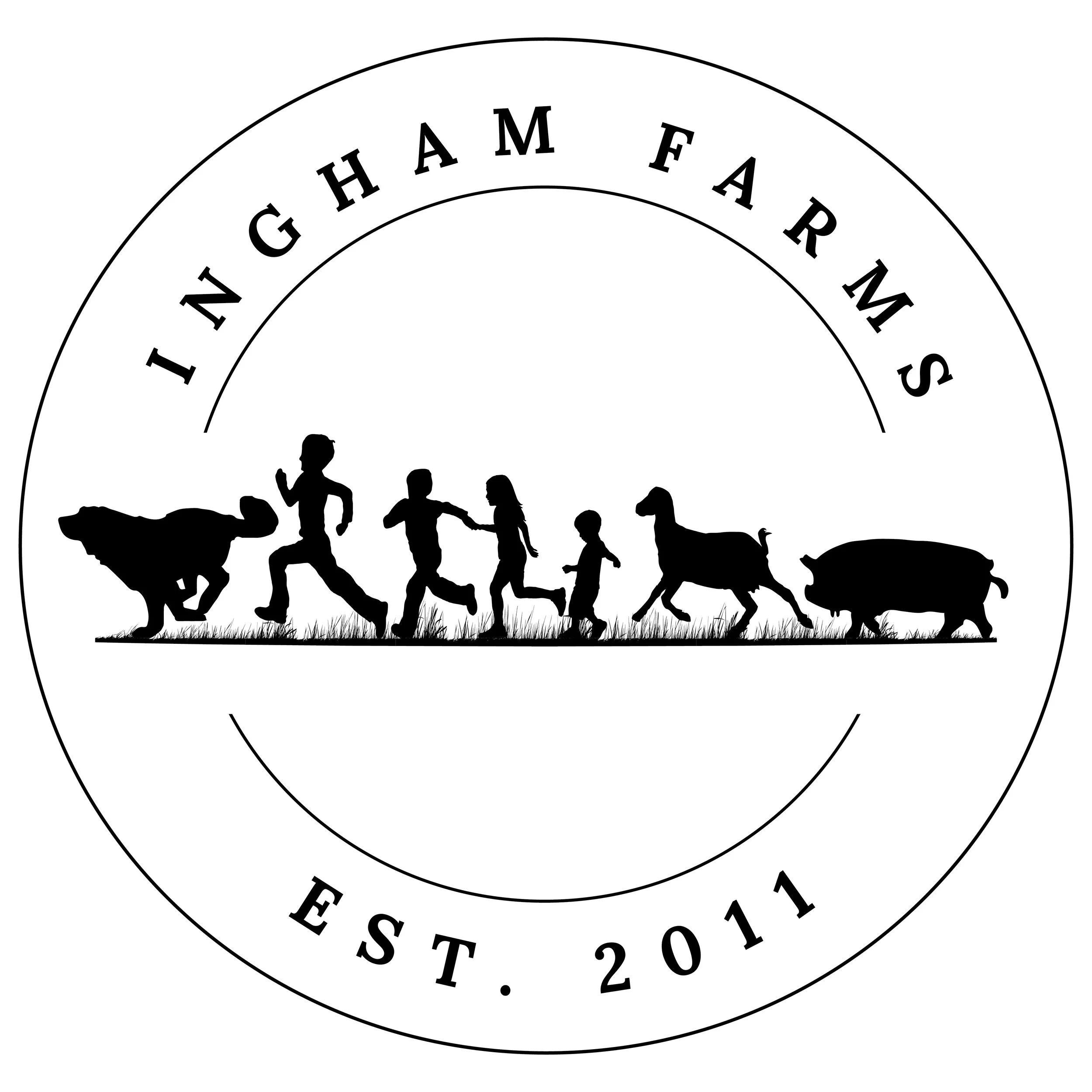 Logo Design for Ingham Farms — Studio on the Farm