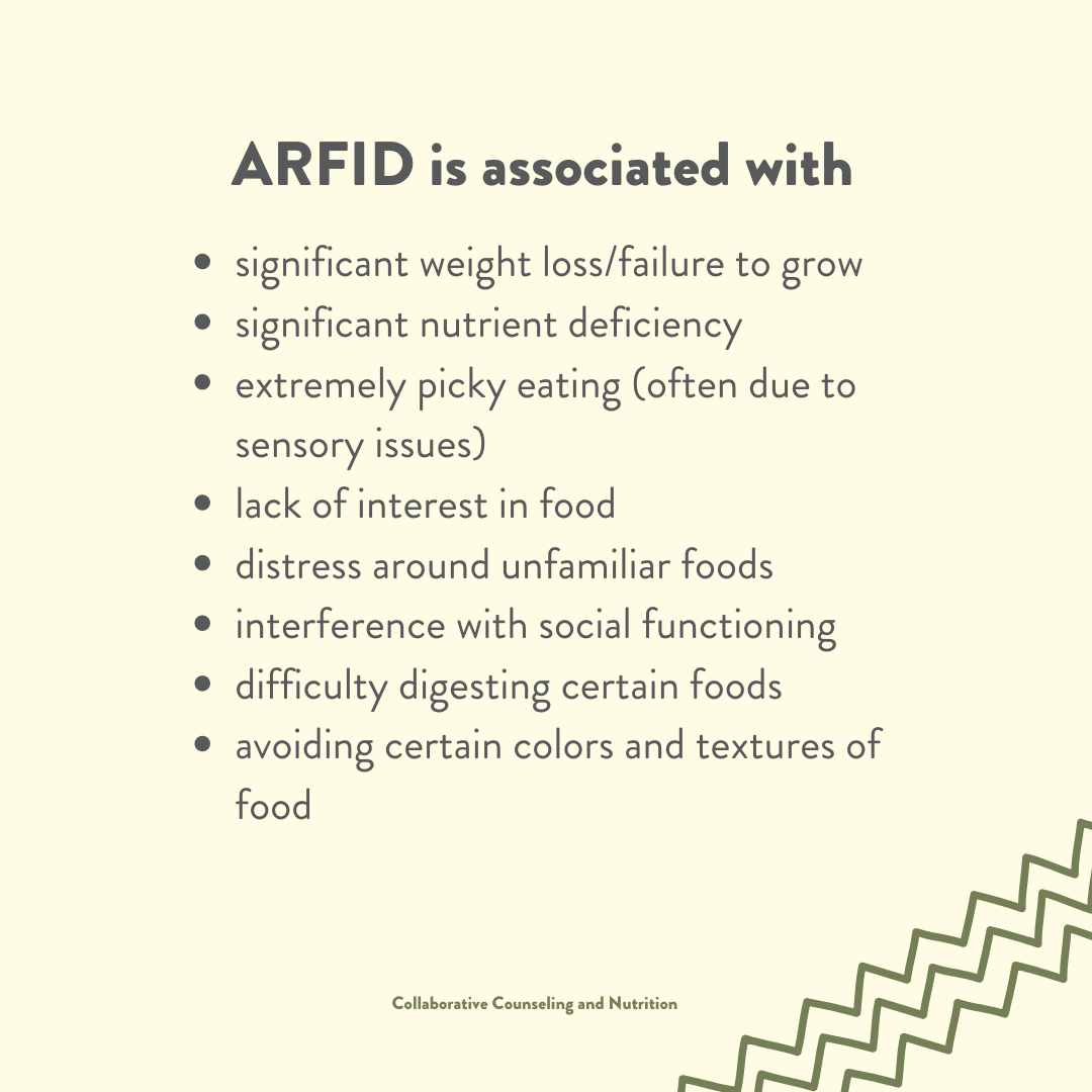 Avoidant/Restrictive Food Intake Disorder (ARFID) — Collaborative ...