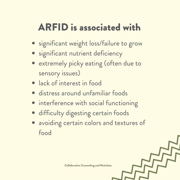 Avoidant/Restrictive Food Intake Disorder (ARFID) — Collaborative ...