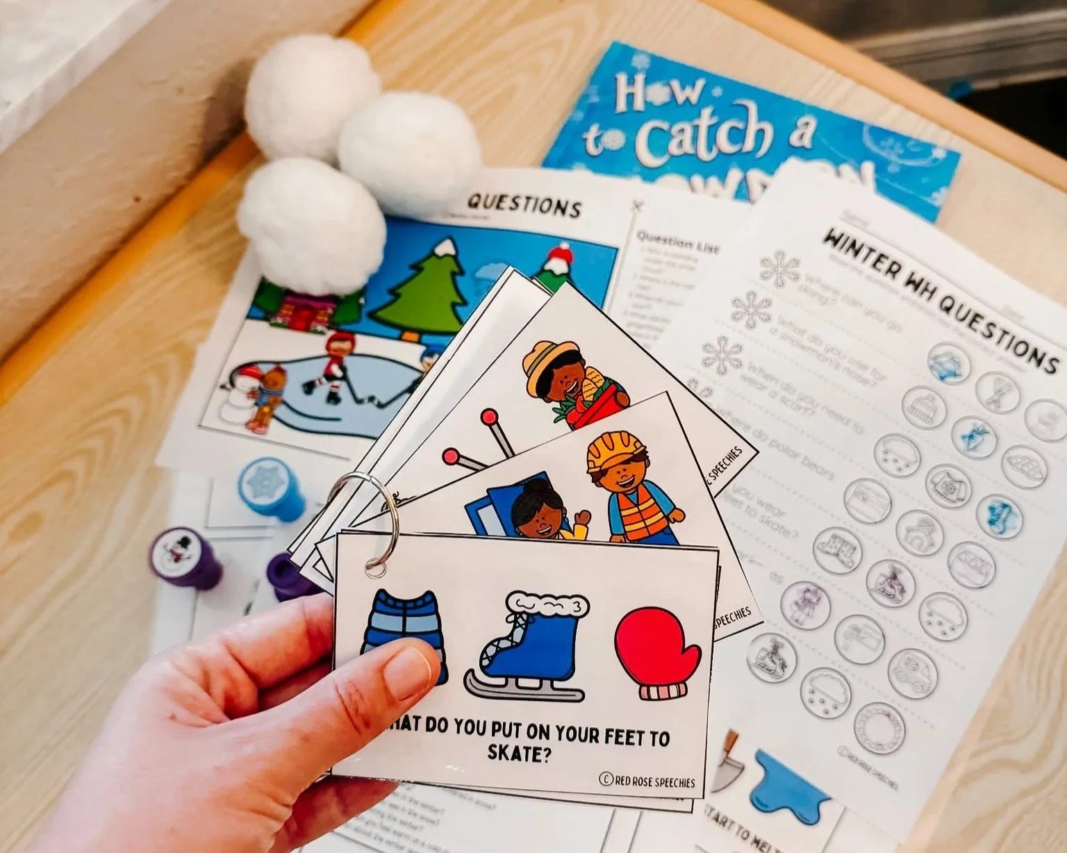 Winter Speech Therapy Ideas — Red Rose Speechies