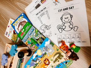 Zoo Animals Speech Language Lesson Plan + FREEBIES — Red Rose Speechies