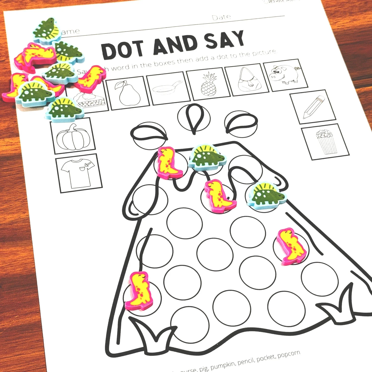 Dinosaur Speech Therapy Lesson Plan + Freebies — Red Rose Speechies