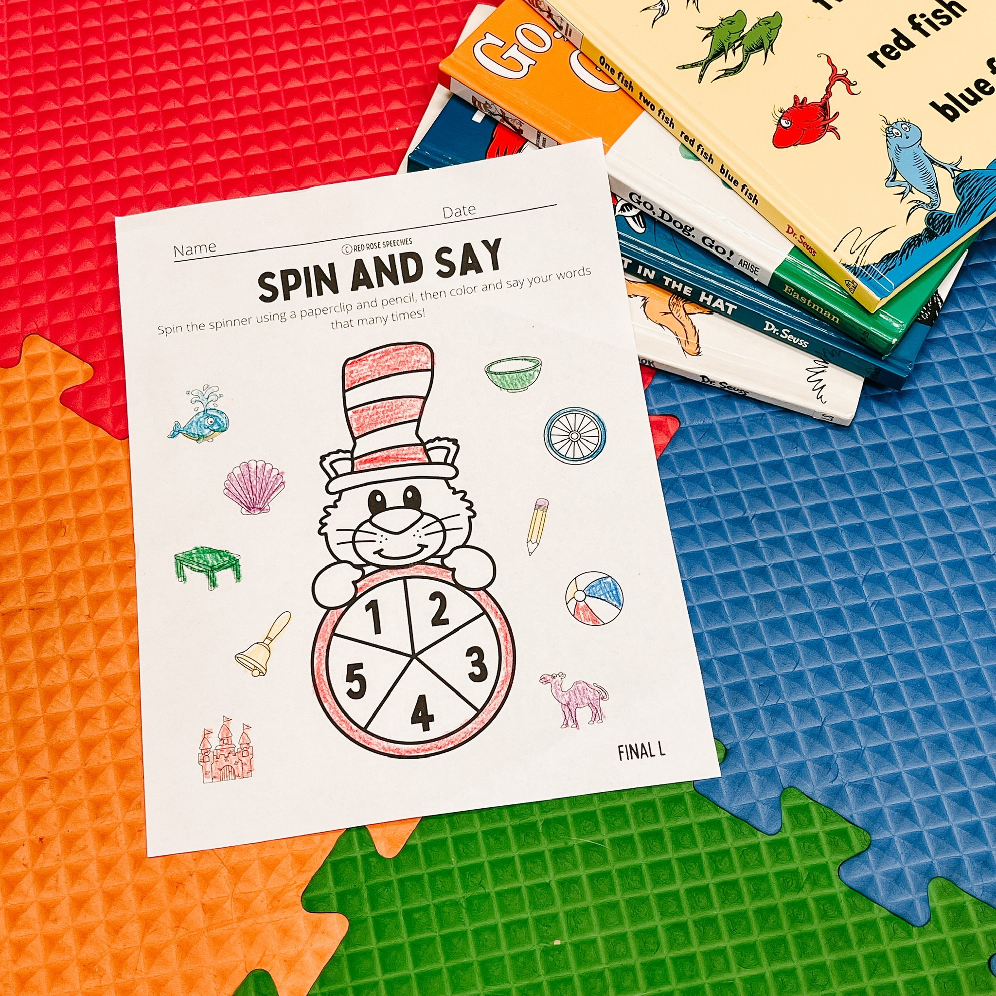 Read Across America Speech & Language Lesson Plans! — Red Rose Speechies