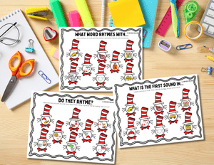 Read Across America Speech & Lang Lesson Plan — Red Rose Speechies