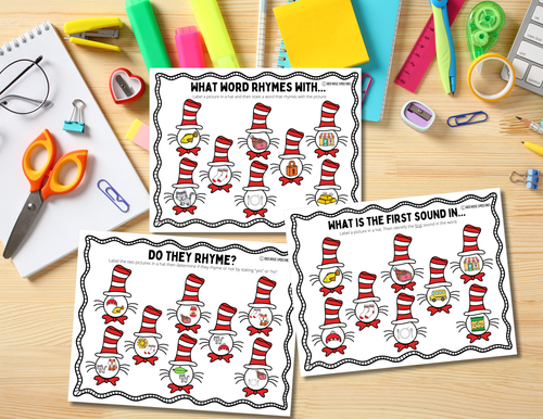 Read Across America Speech & Lang Lesson Plan — Red Rose Speechies