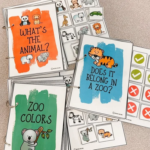 Zoo Animals Speech Language Lesson Plan + FREEBIES — Red Rose Speechies