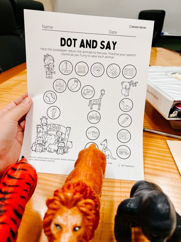 Zoo Animals Speech Language Lesson Plan + FREEBIES — Red Rose Speechies
