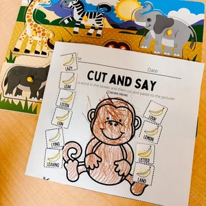 Zoo Animals Speech Language Lesson Plan + FREEBIES — Red Rose Speechies