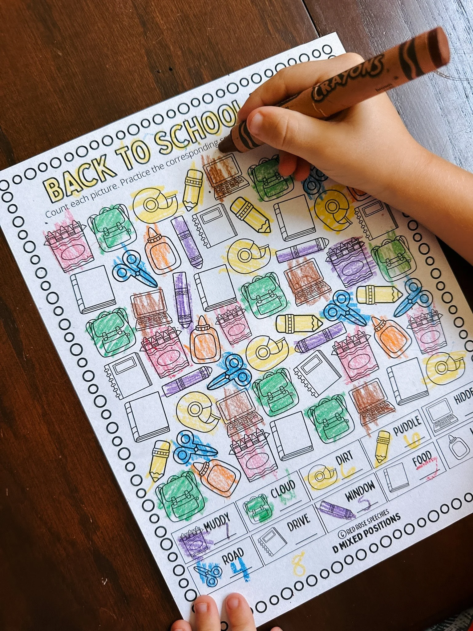 Back To School Speech Language Activities — Red Rose Speechies