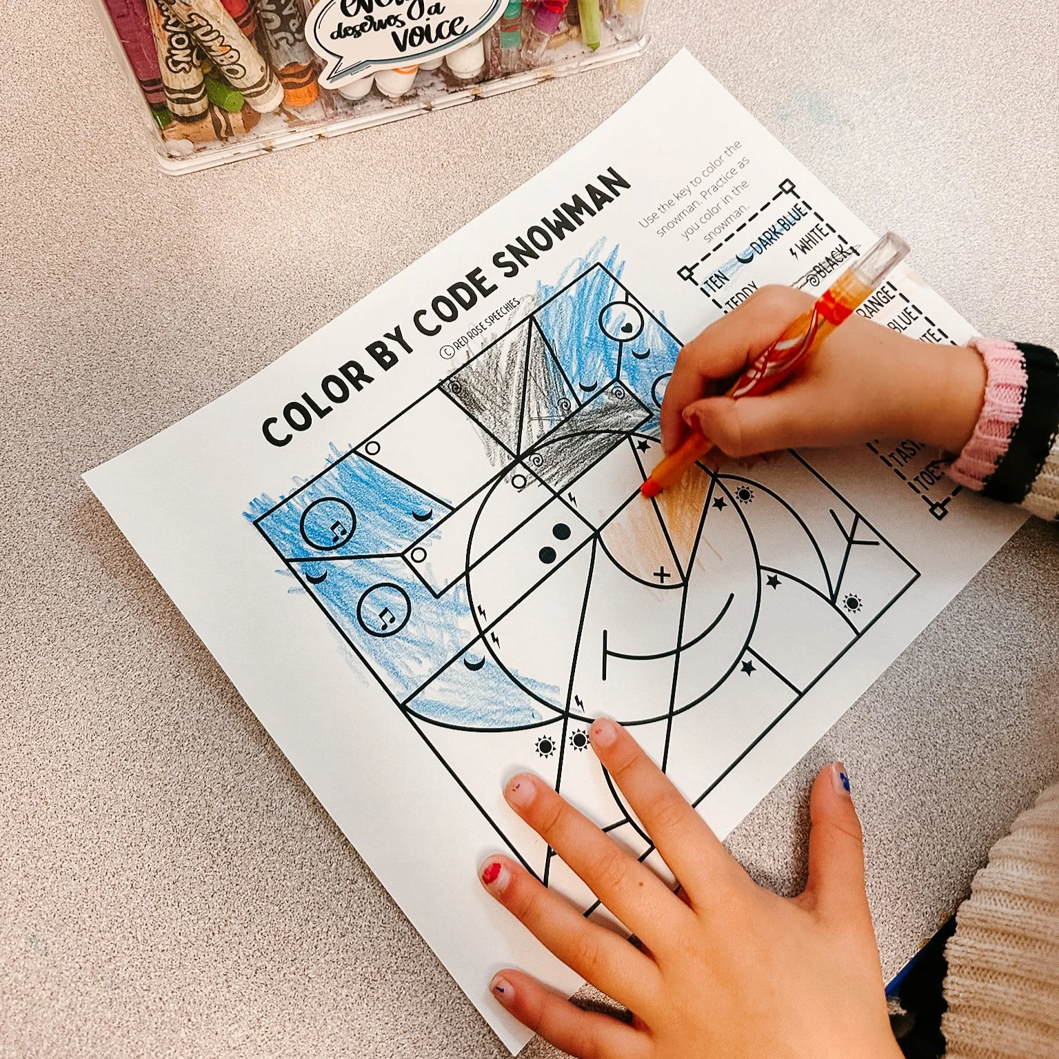 Winter Speech Therapy Ideas — Red Rose Speechies