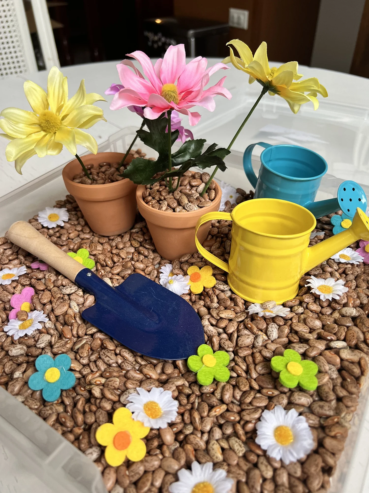 Spring Sensory Bins and how to store them — Red Rose Speechies