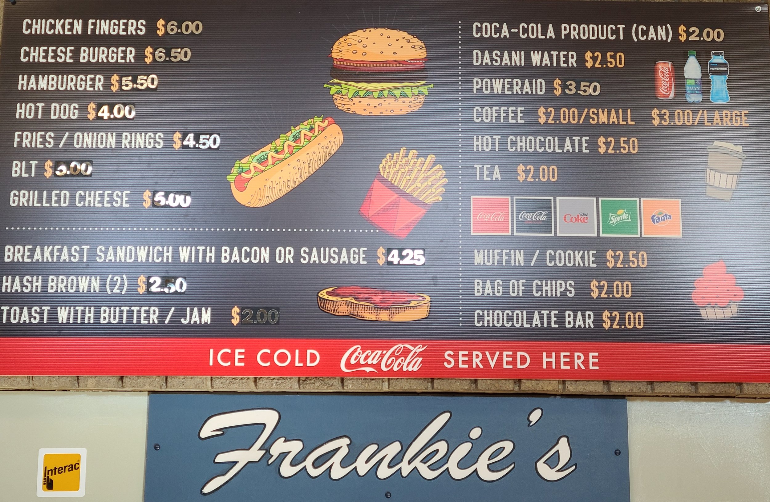 Frankie's Concession | Acadia Recreation Complex