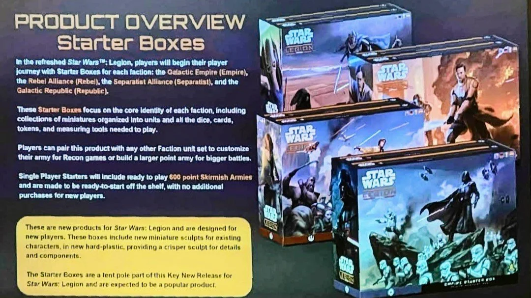 GAMA 2025 Star Wars Legion Reveals – Starter Sets, Card Packs ...