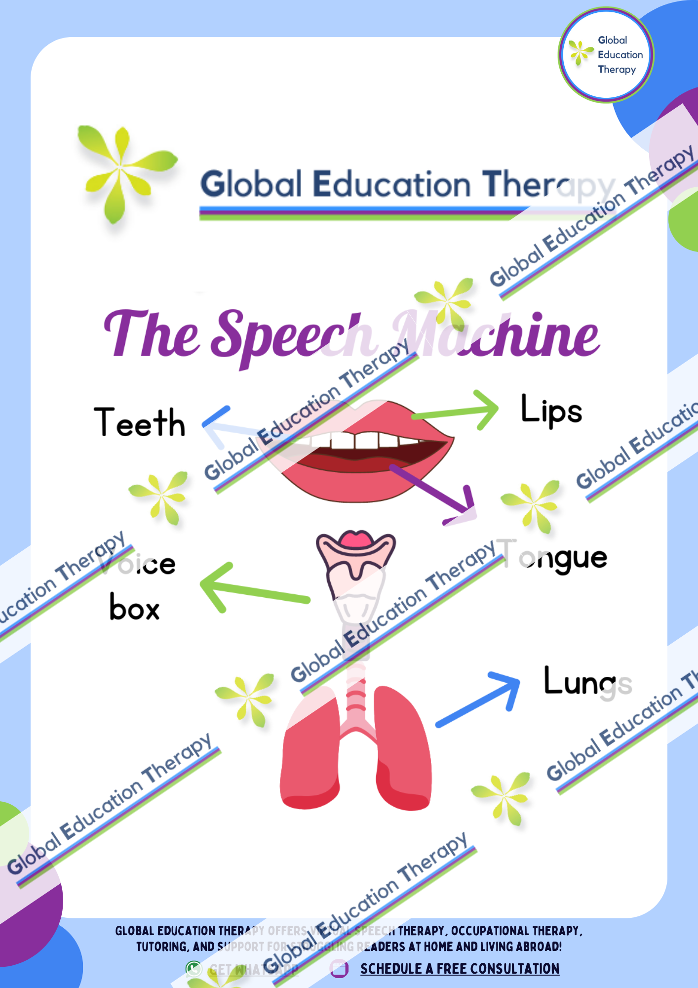 Phonological Processes Parent Handouts — Global Education Therapy