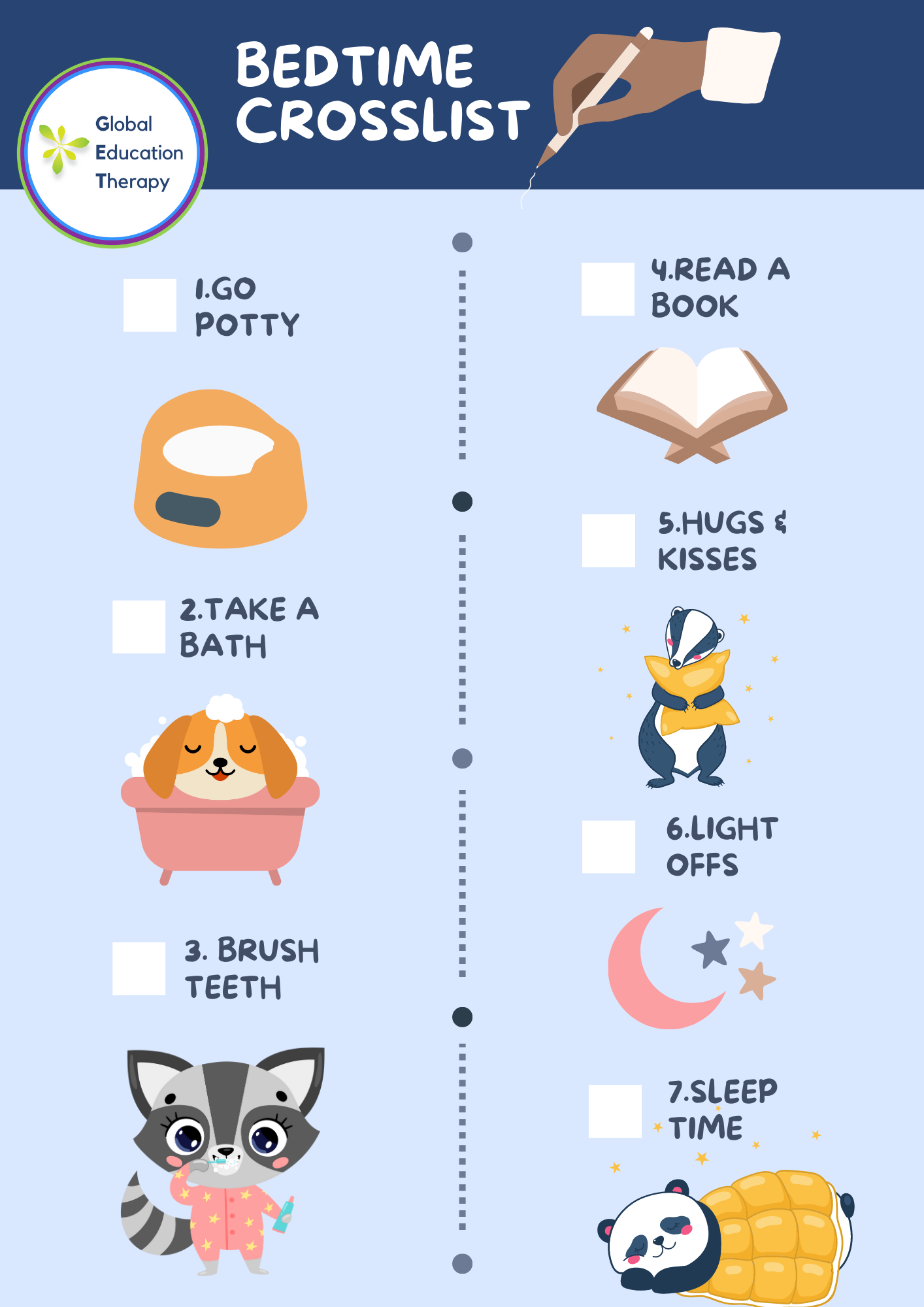 Get Help Bedtime Routine Global Education Therapy