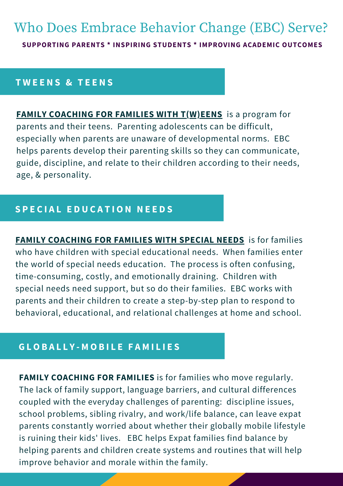 Meet Our Newest Sponsor: Embrace Behavior Change — Global Education Therapy