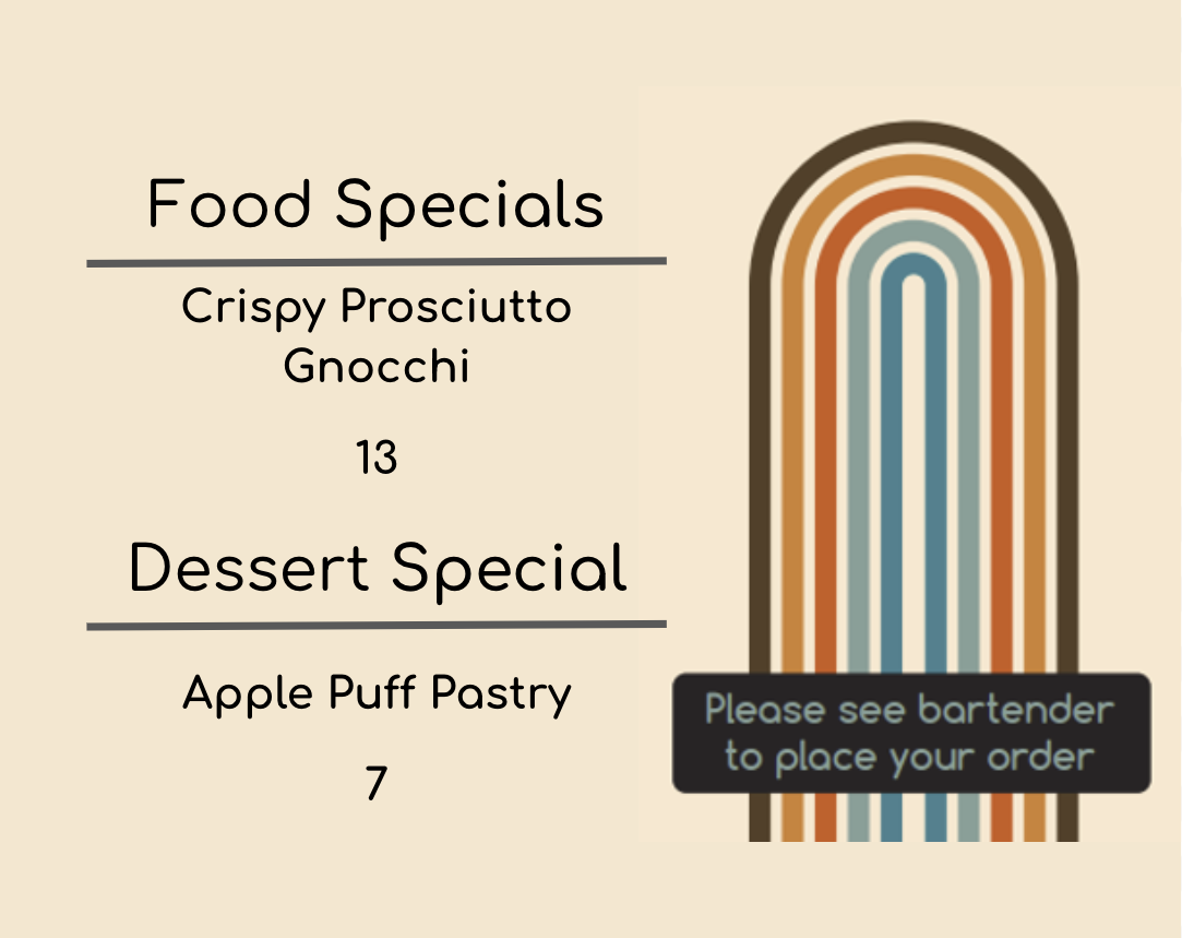Specials — The Saturn Lounge