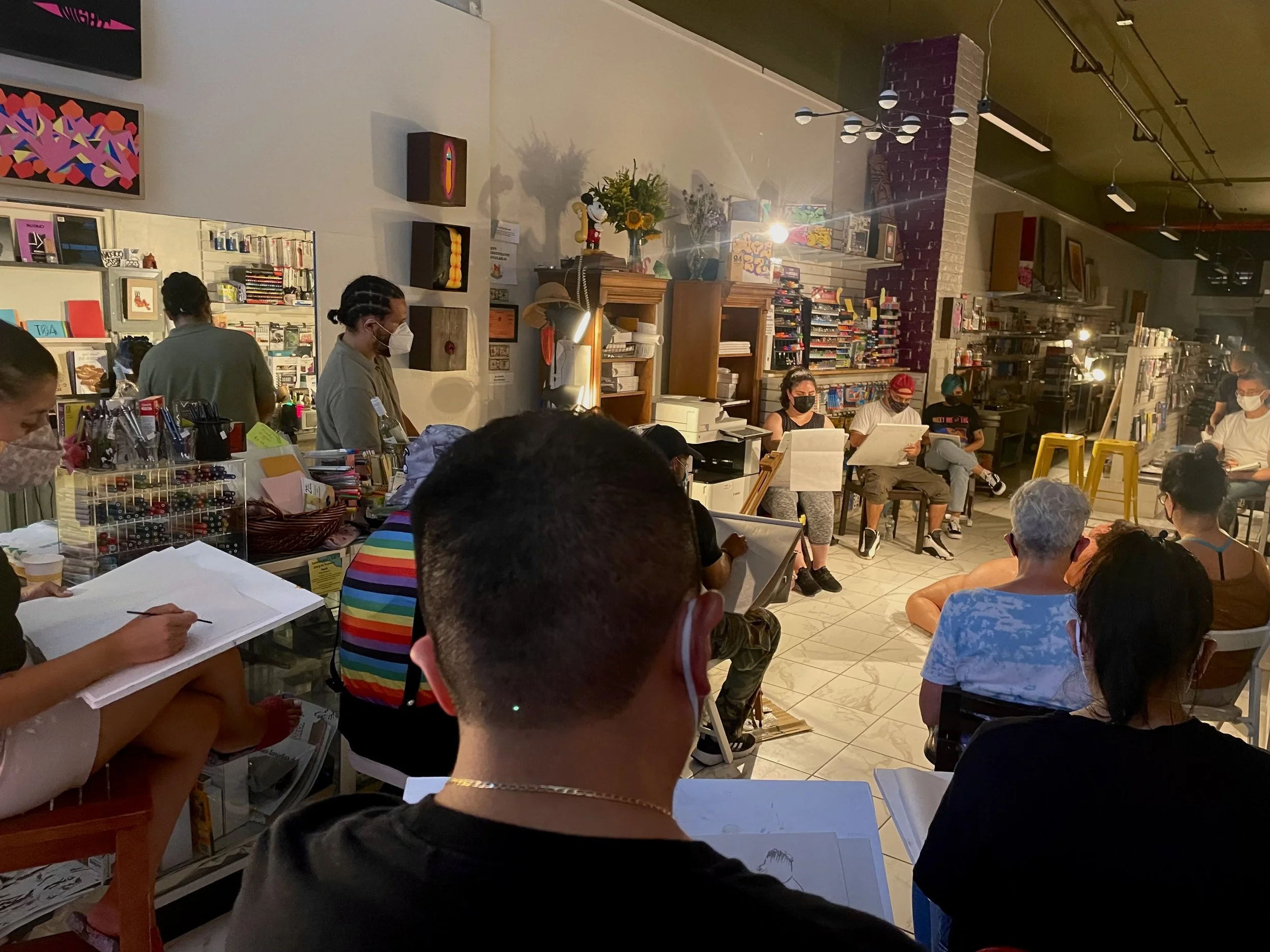 Figure Drawing. Art Events. Classes. — Art Retail Therapy