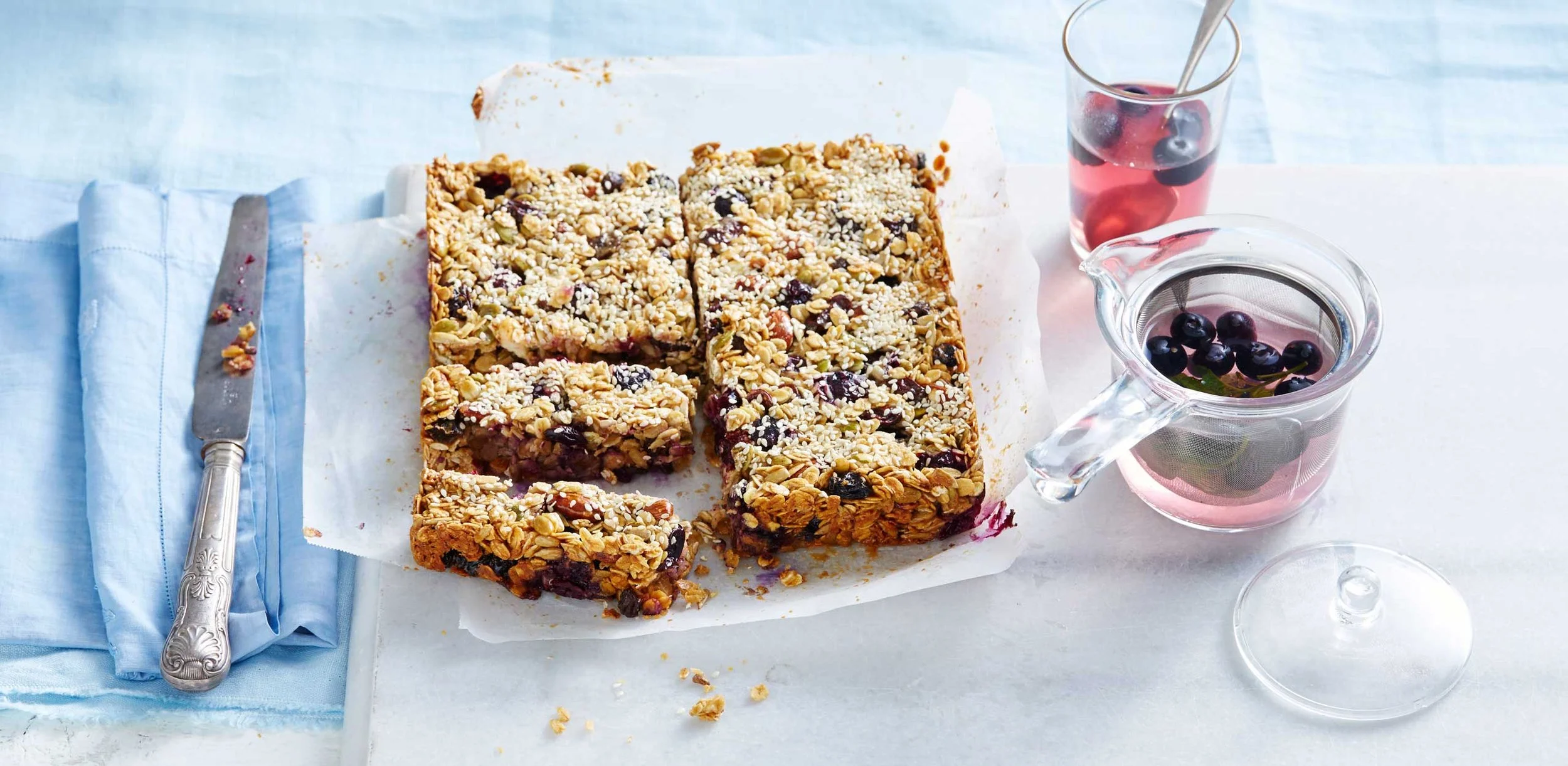 Blueberry breakfast bars — Eureka Blueberries
