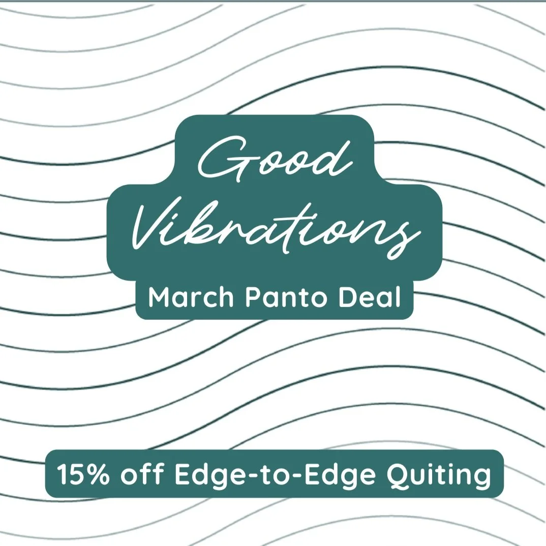 March POM - Good Vibrations — A Piece of Quiet Quilts