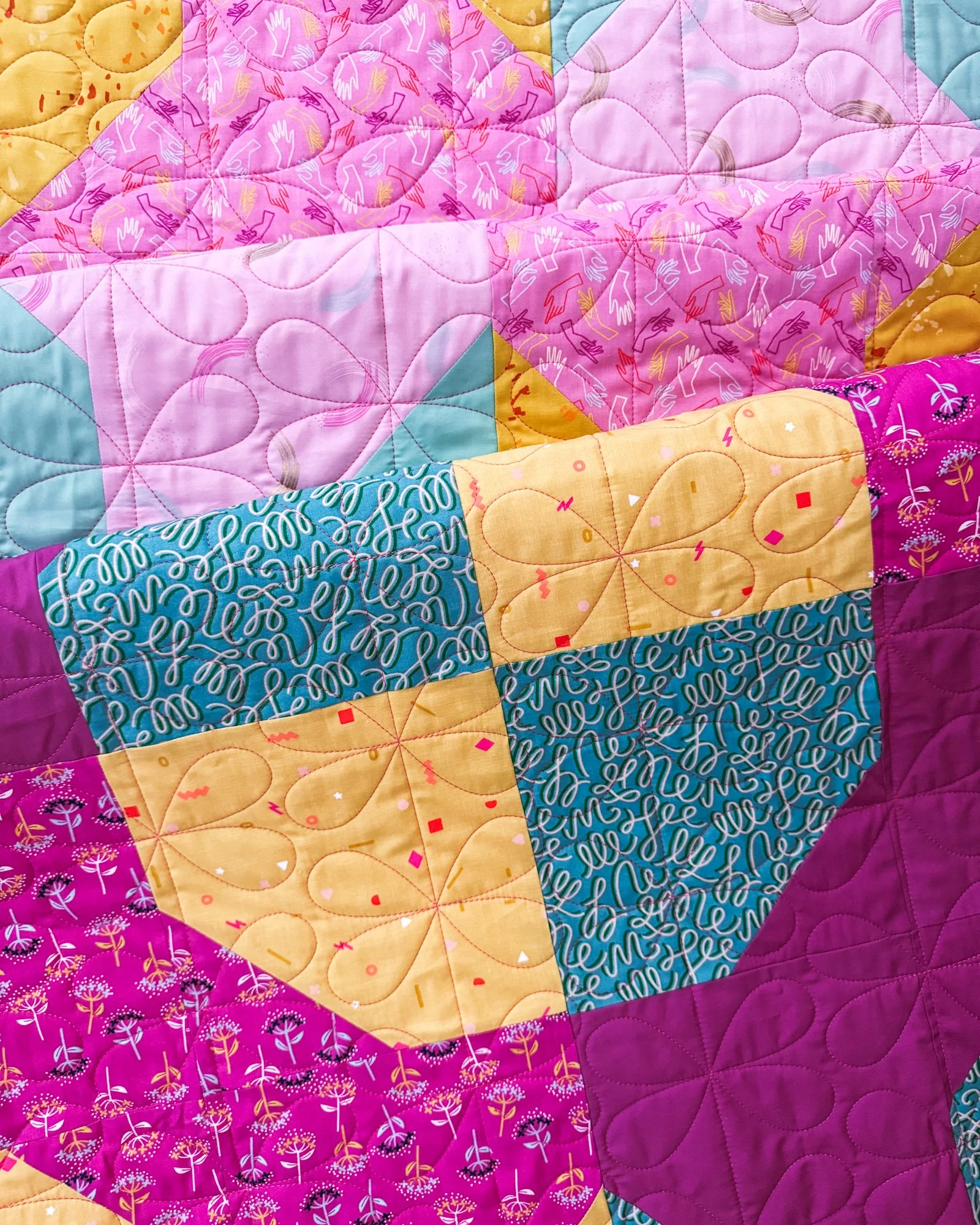 60’s Mod Butterfly Pantograph – Modern Longarm Quilting Design — A ...