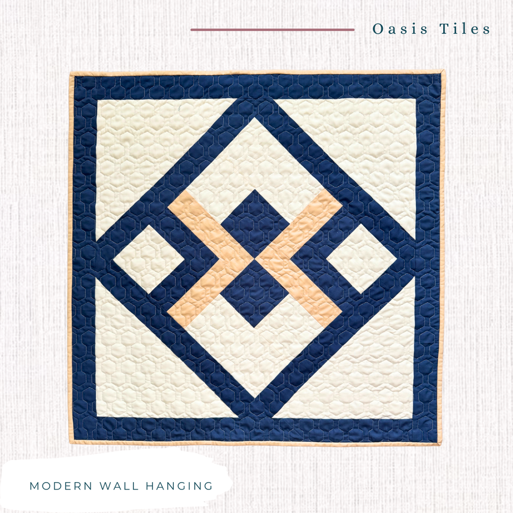 Oasis Tiles Quilt Pattern | Modern, Beginner-Friendly Design in 3 Sizes ...
