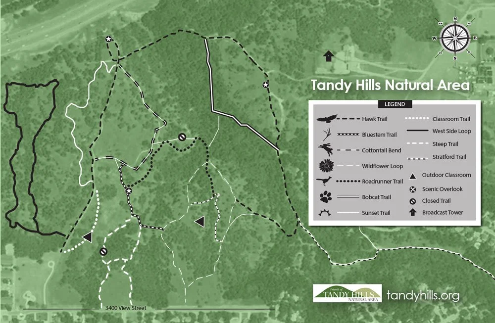 LOCATION & MAP | Discover Tandy Hills — Plan Your Visit — Friends of ...