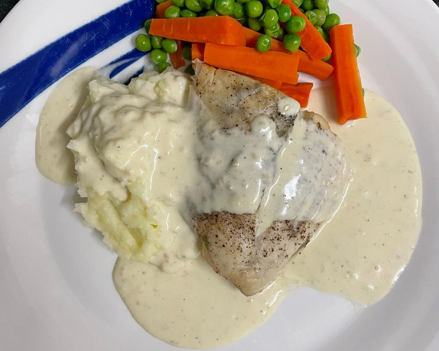 Barramundi with Lemon Garlic Cream Sauce — Tractor Snacks