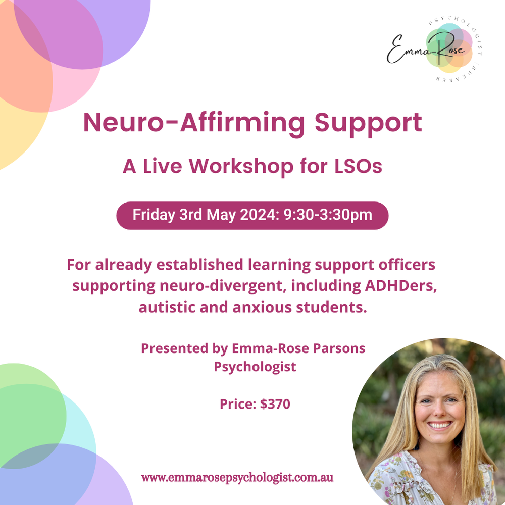 Store 1 — Emma-Rose Parsons - Psychologist | Speaker | Supervisor