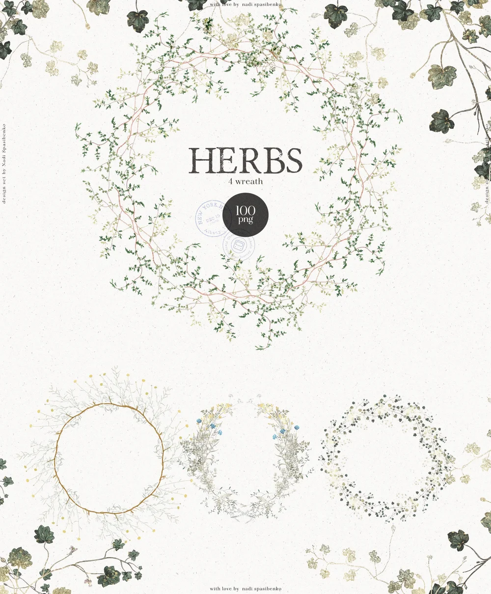 Winter Mood - Watercolor Illustrations Kit — Artcoast Studio