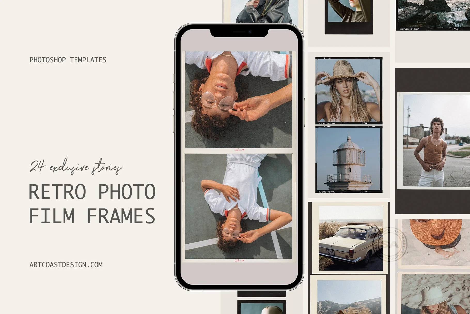 24 Film Frames - Instagram Templates — Artcoast Studio