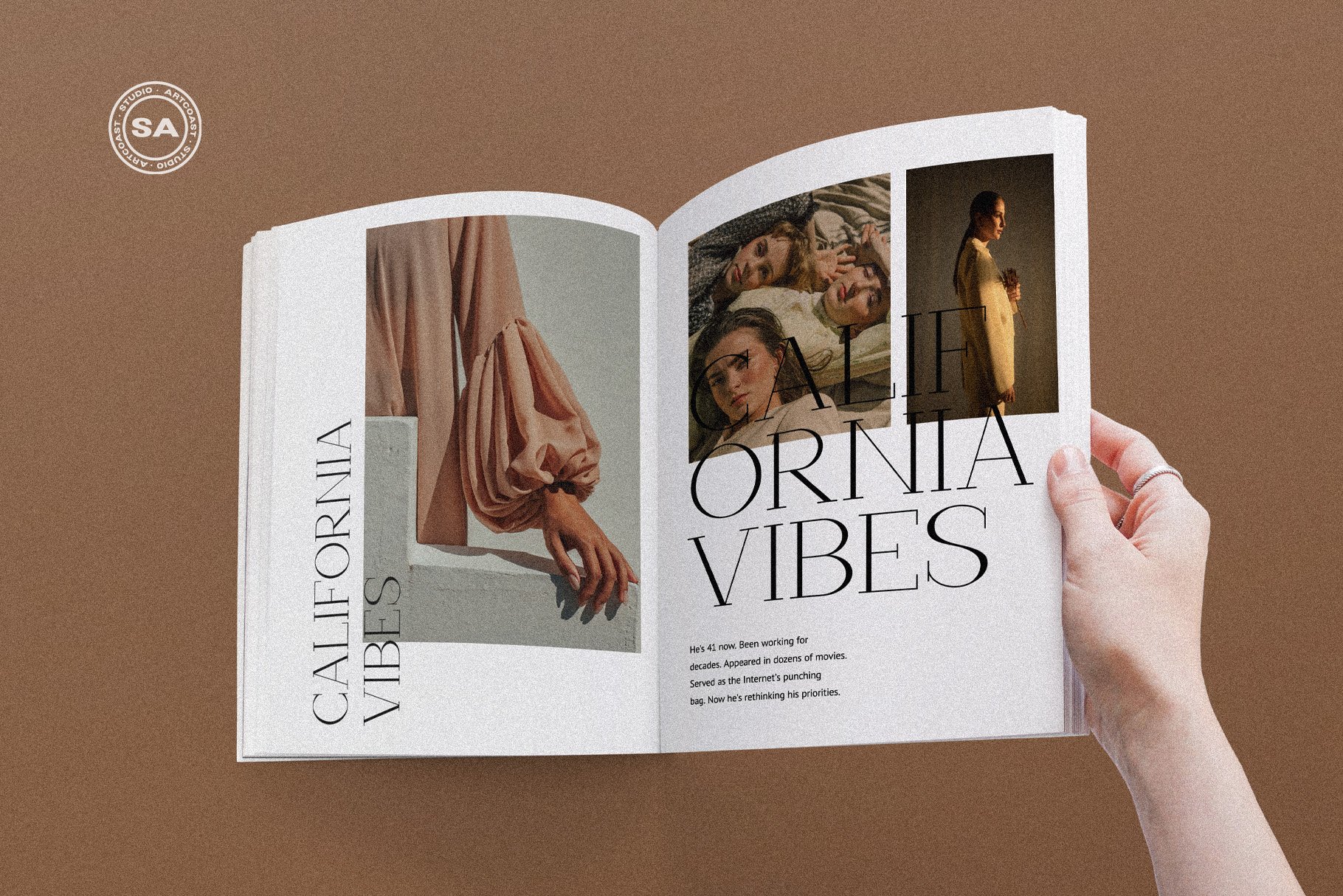 SA Magazine | Elegant Serif Font — Artcoast Studio