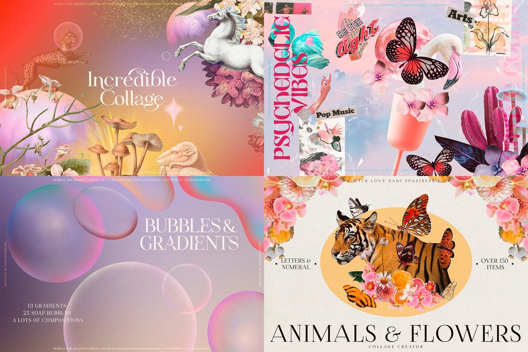 2000+ Collage & Graphic BUNDLE — Artcoast Studio