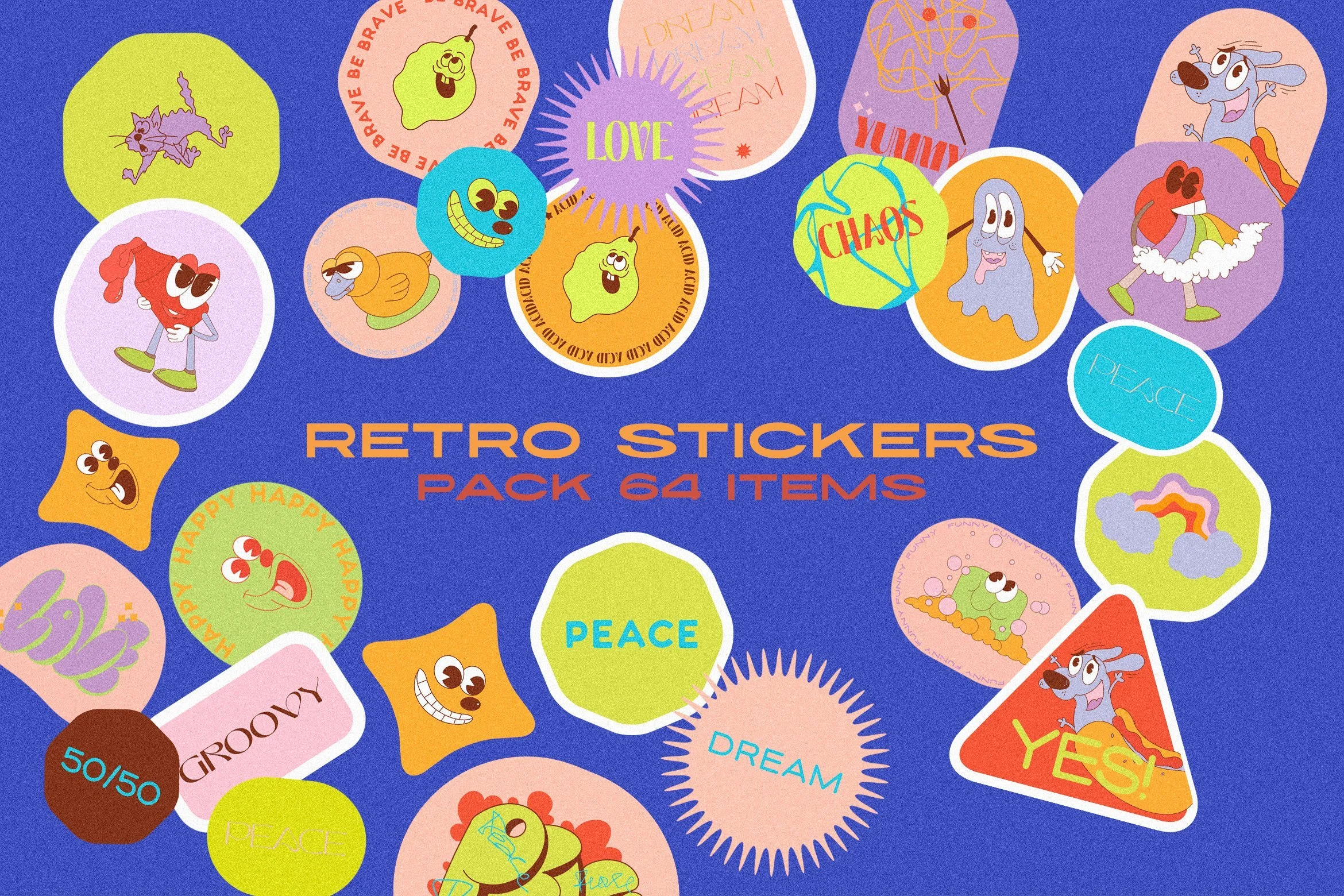 Add a Touch of Retro Charm to Your Designs with the Fun and Quirky ...