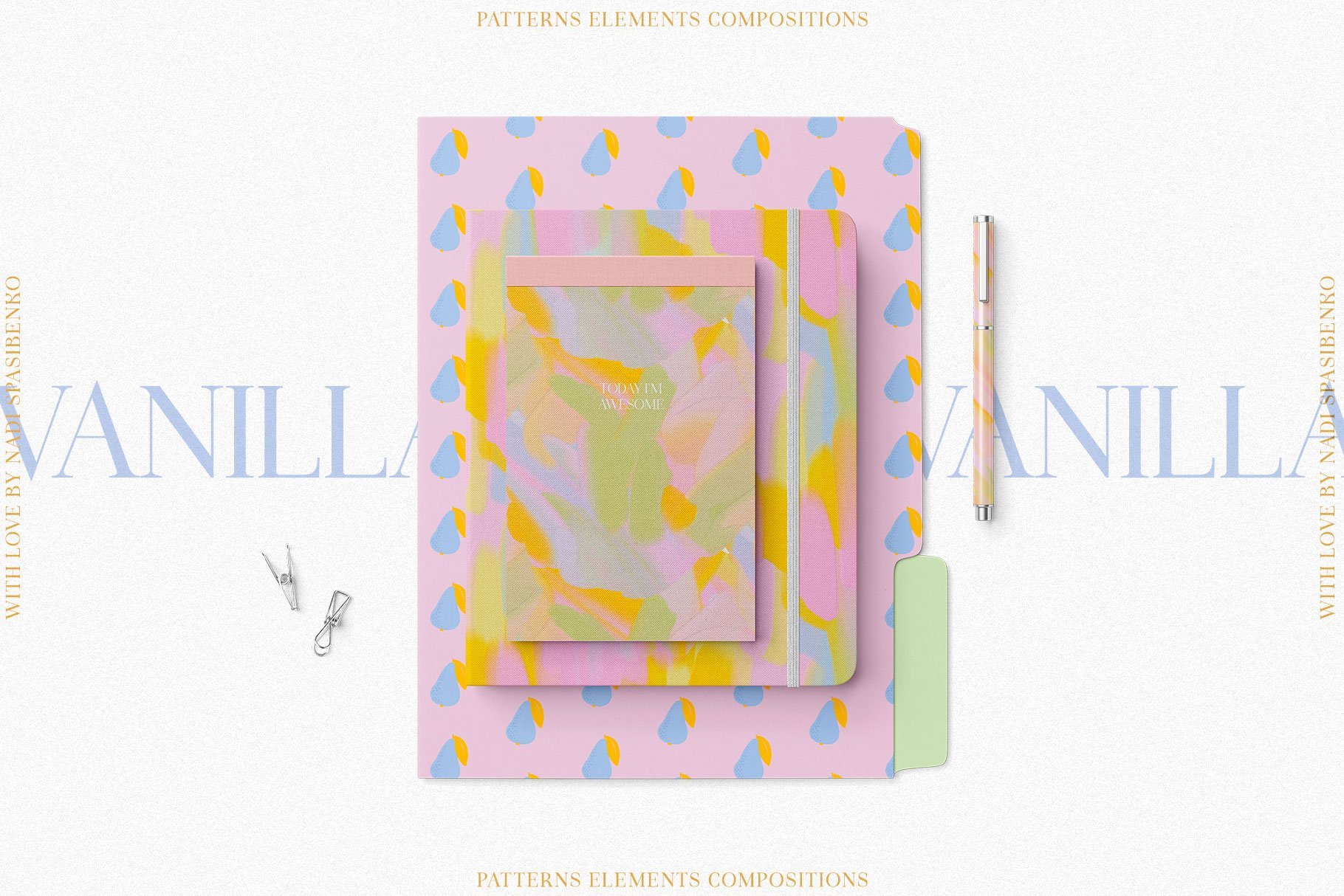 Vanilla Abstract & Oil Effect Clipart