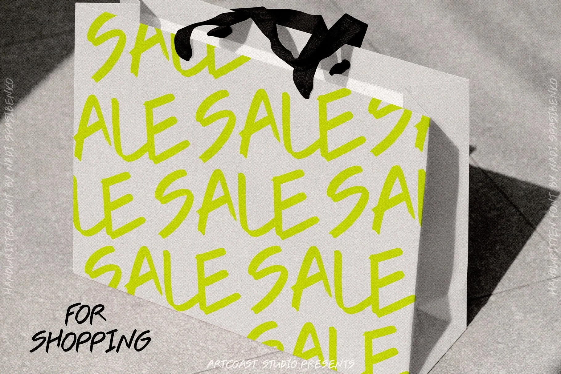 SA Yesenin Realistic Scribbles Font — Artcoast Studio