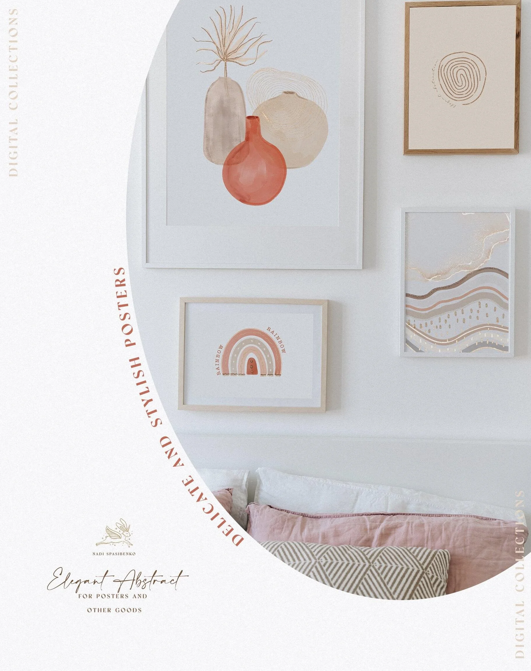 Elegant Modern Abstract Illustration Set
