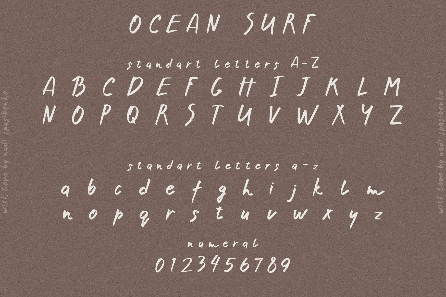 SA Ocean Surf - Handwritten Font — Artcoast Studio