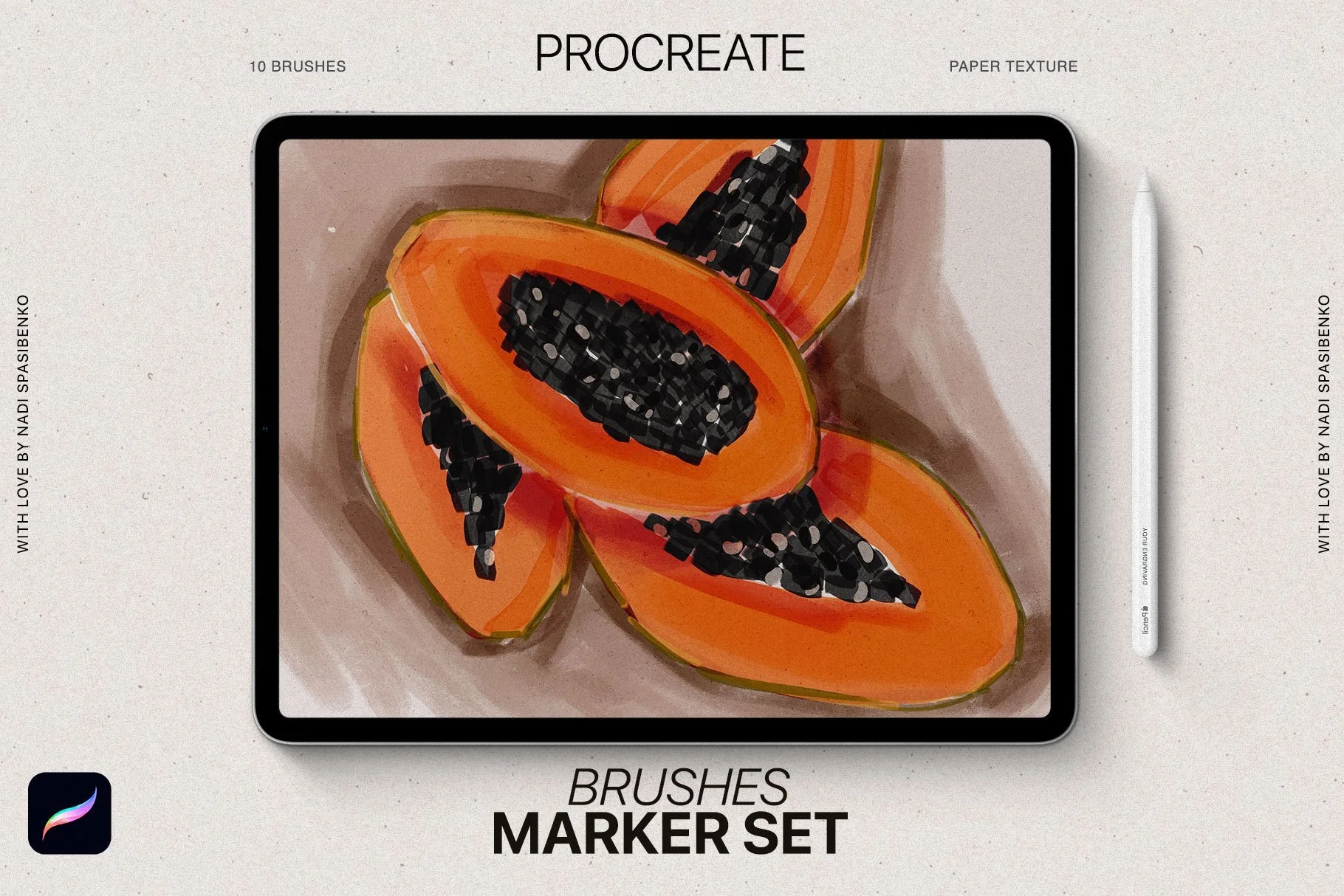 Realistic Gouache Brushes for Procreate — Artcoast Studio