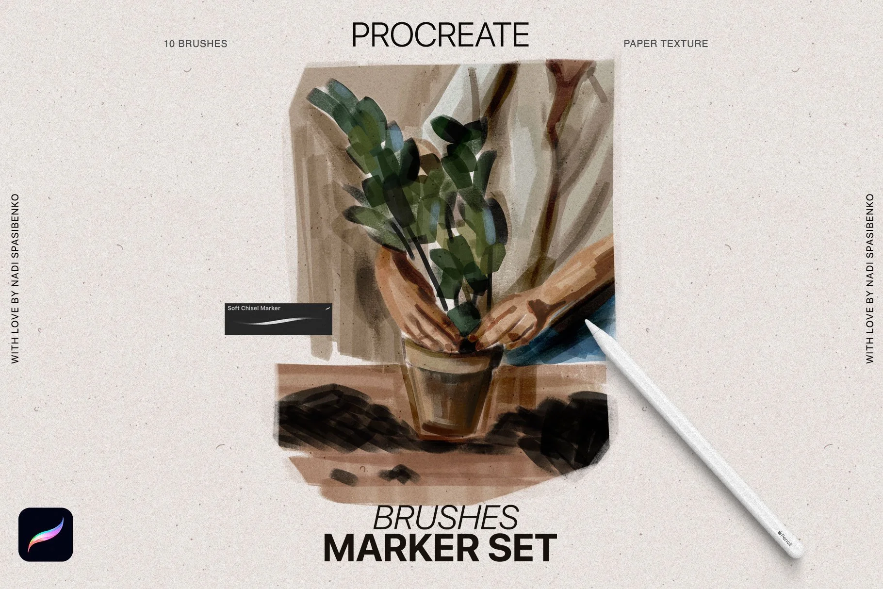 Realistic Marker for Procreate — Artcoast Studio