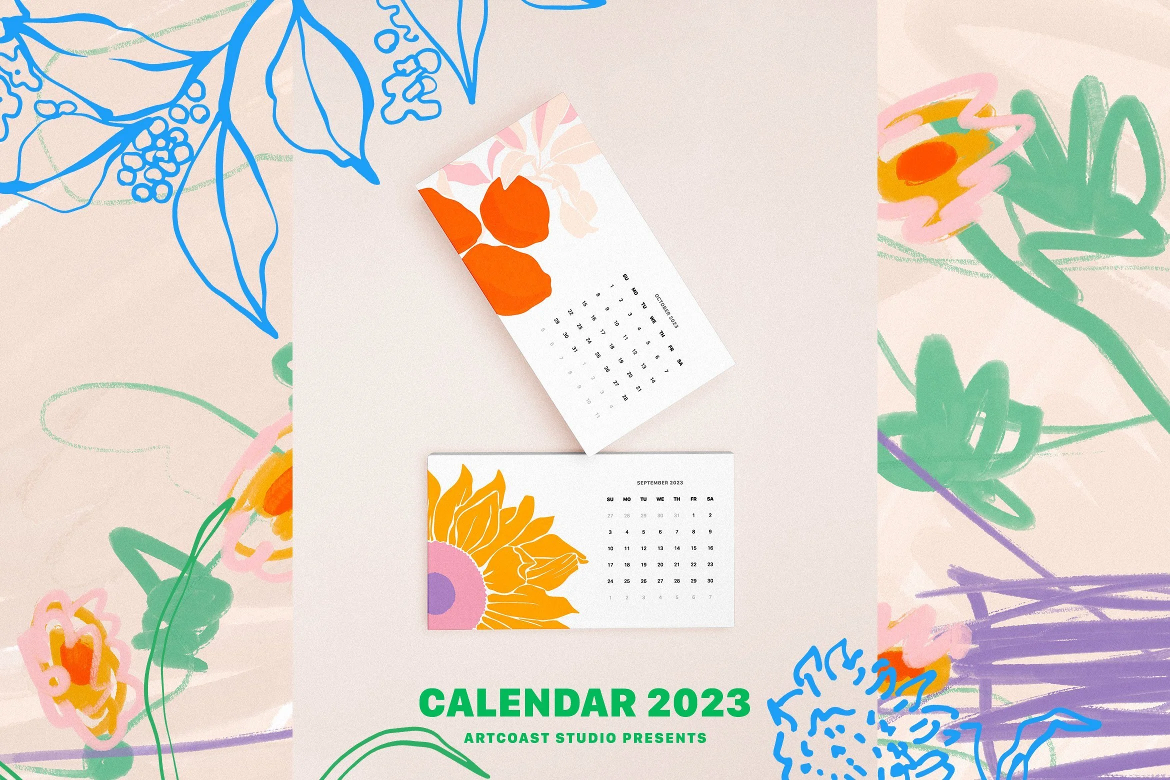 Almanac & Abstract Posters - Vector Illustrations Kit — Artcoast