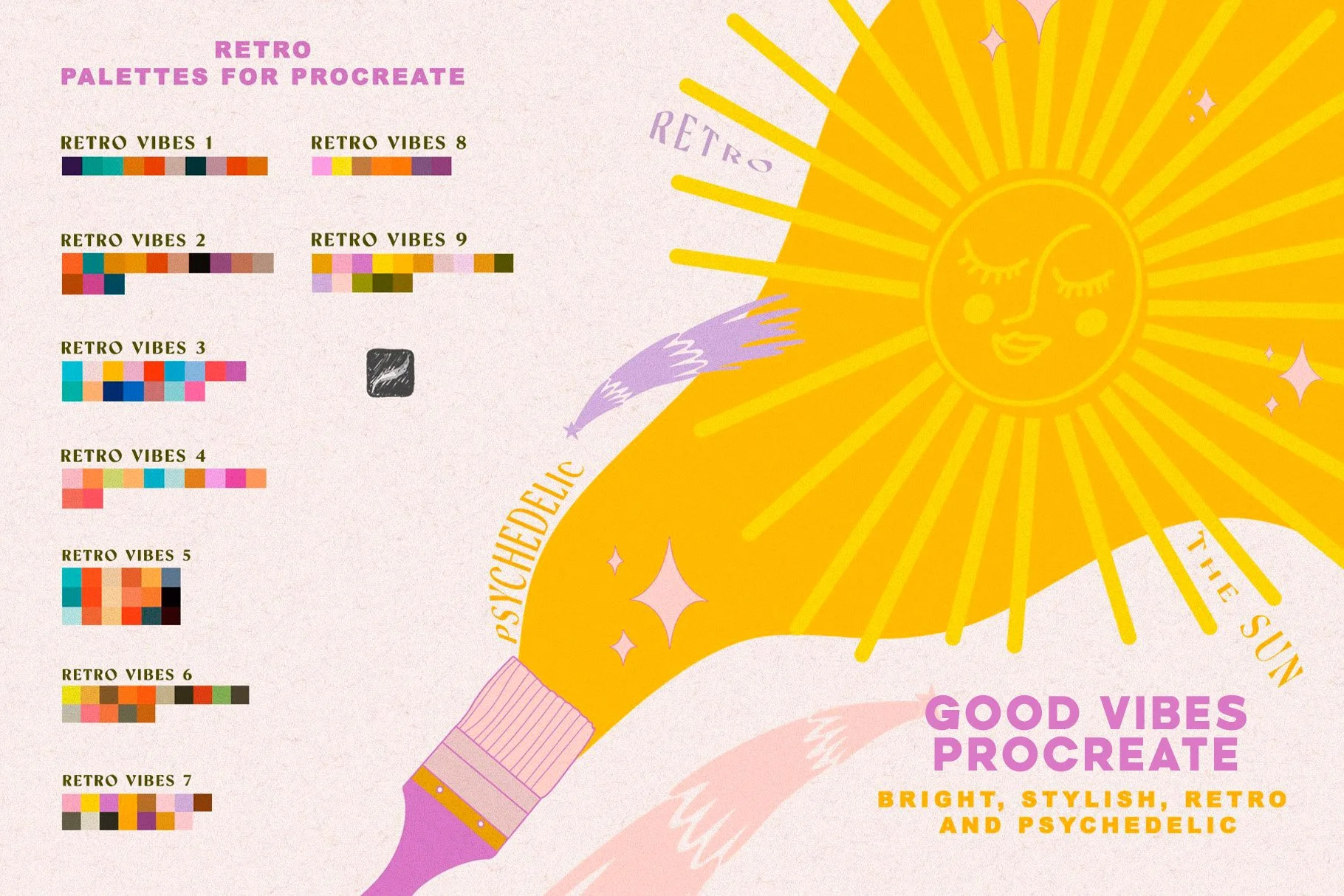 Masterpieces - Procreate, Photoshop Stamps — Artcoast Studio