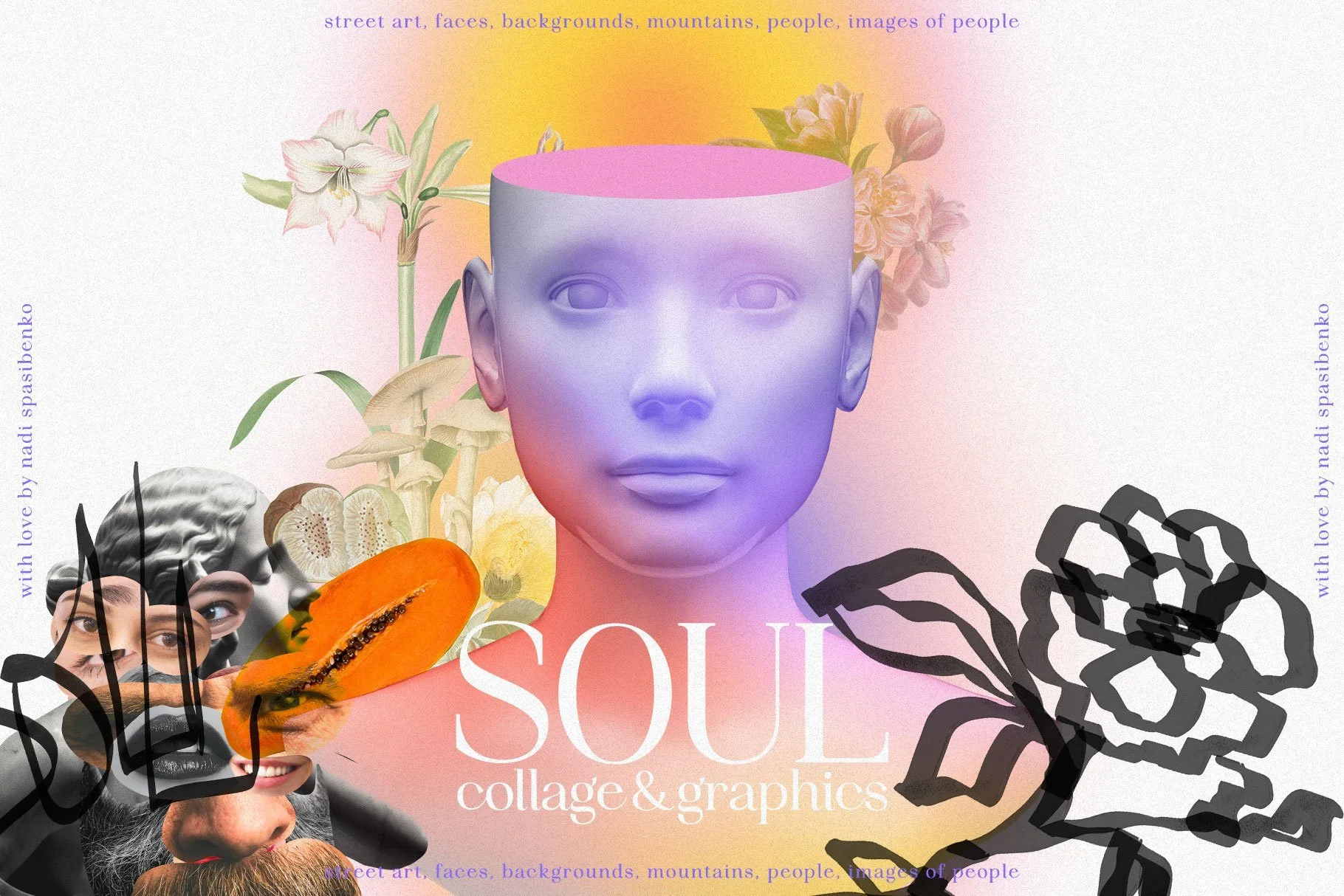 the SOUL - Collages & Graphics — Artcoast Studio