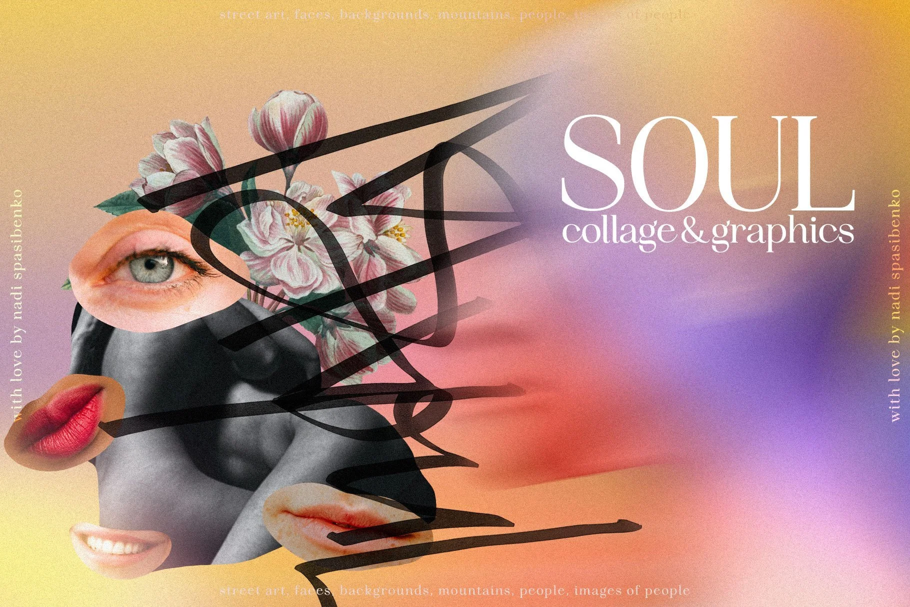 the SOUL - Collages & Graphics — Artcoast Studio