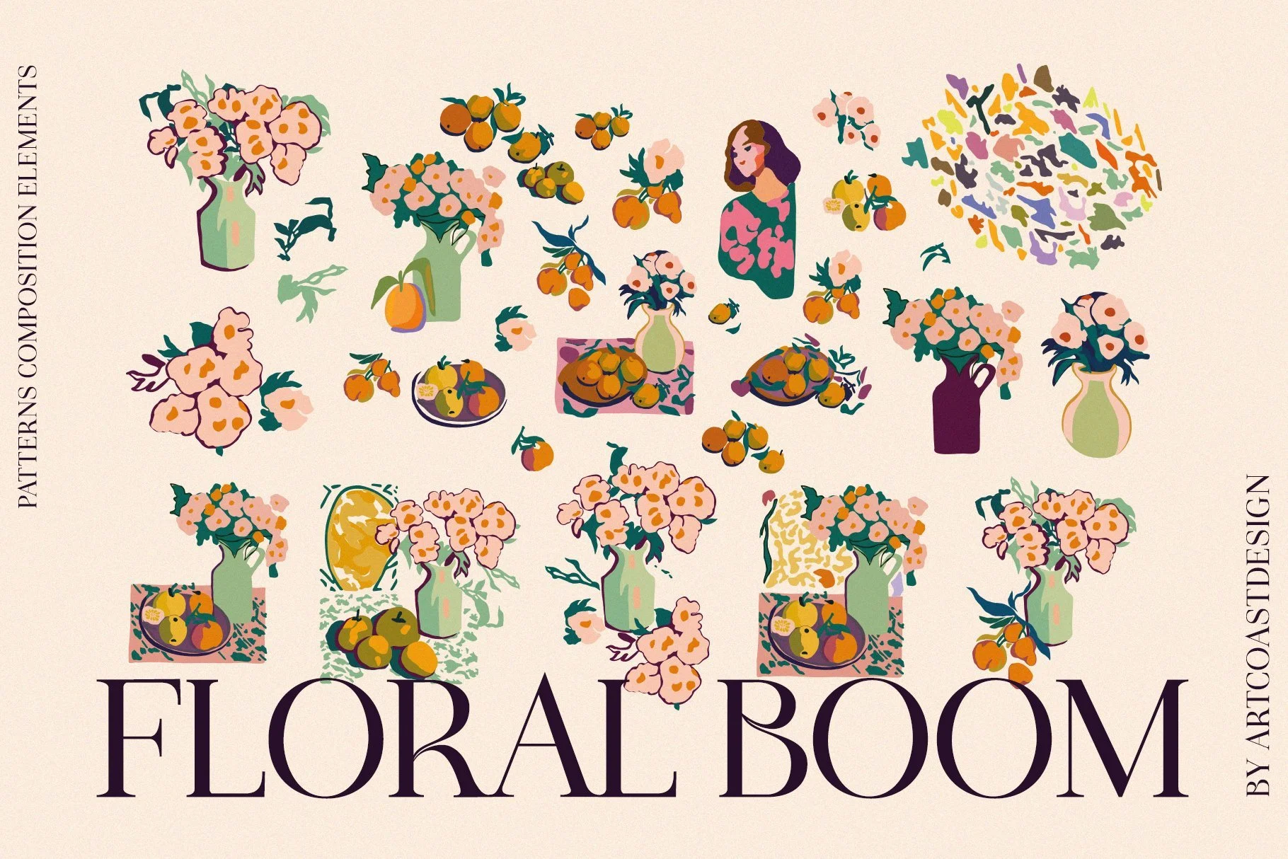 Floral Boom || Posters Affirmations — Artcoast Studio