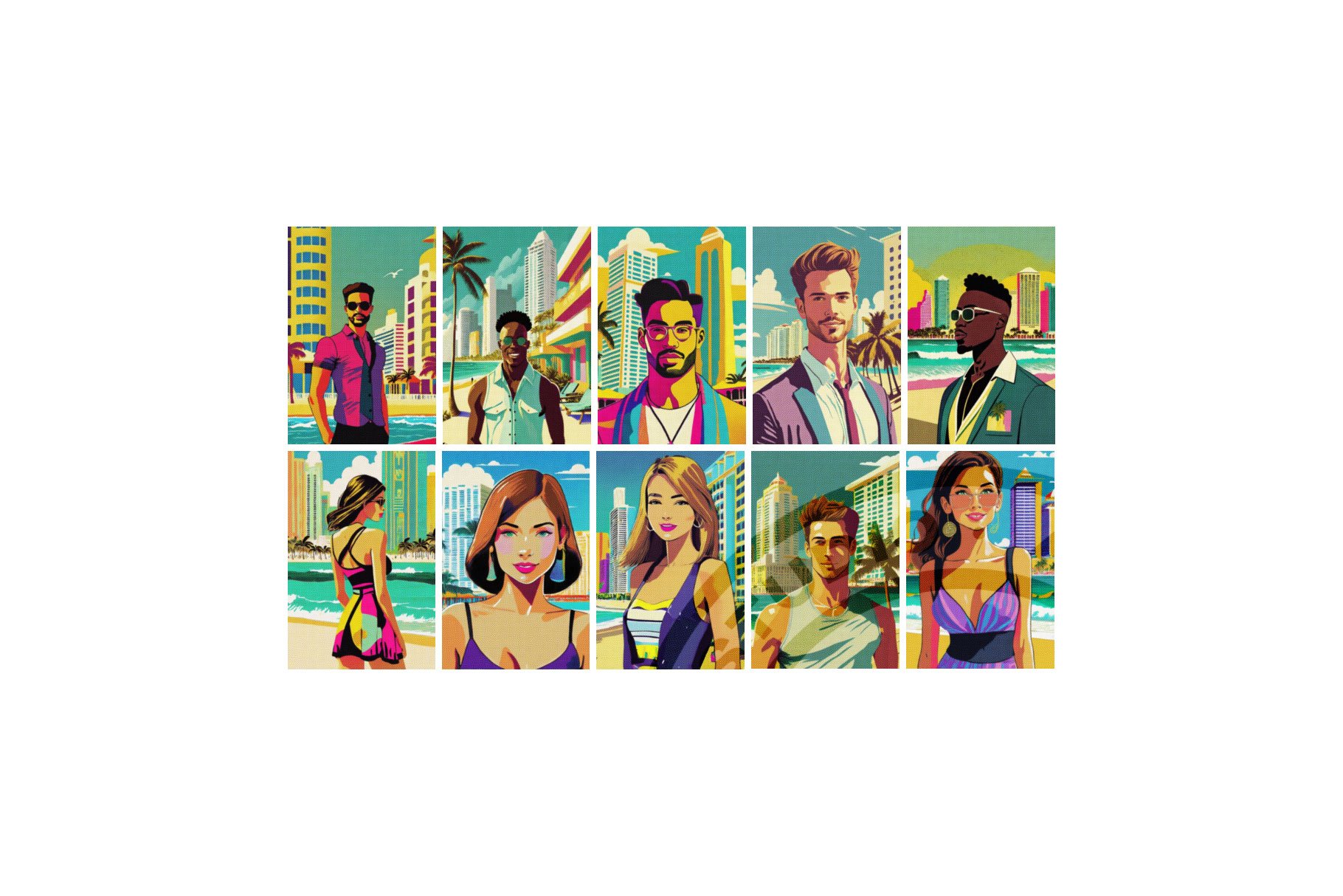 Reflection Scribble & Posters — Artcoast Studio