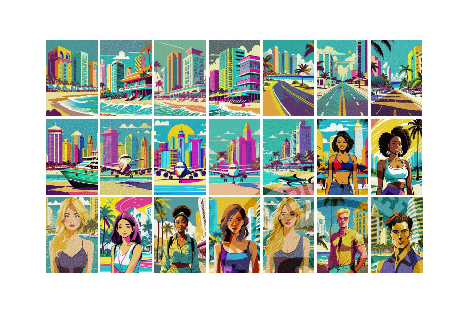 Reflection Scribble & Posters — Artcoast Studio