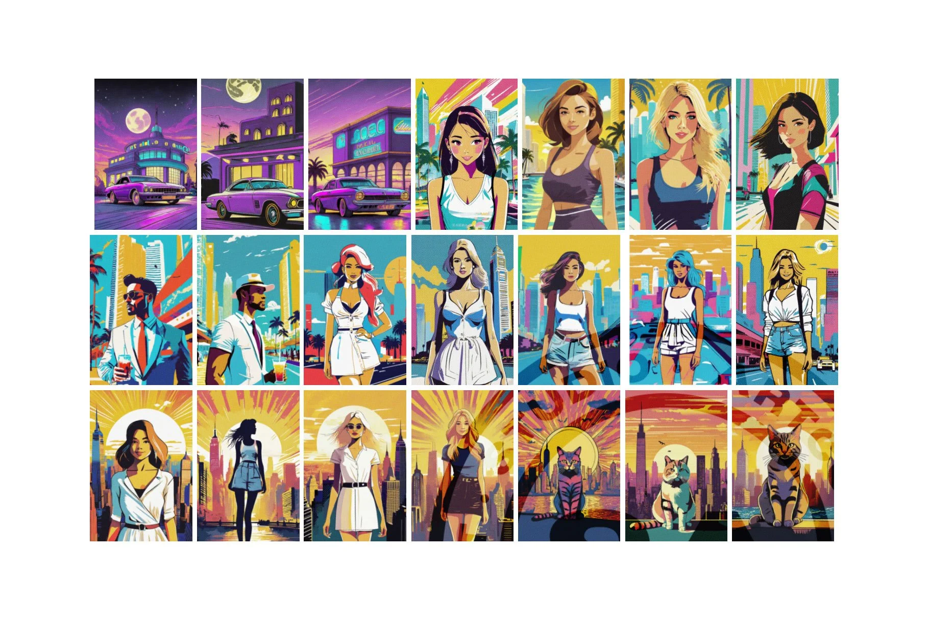 Reflection Scribble & Posters — Artcoast Studio